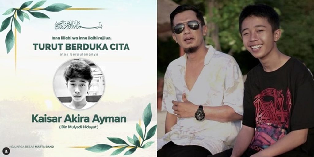 Kepergian yang Mendadak, Anak Drummer Matta Band Jadi Duka Nasional ...